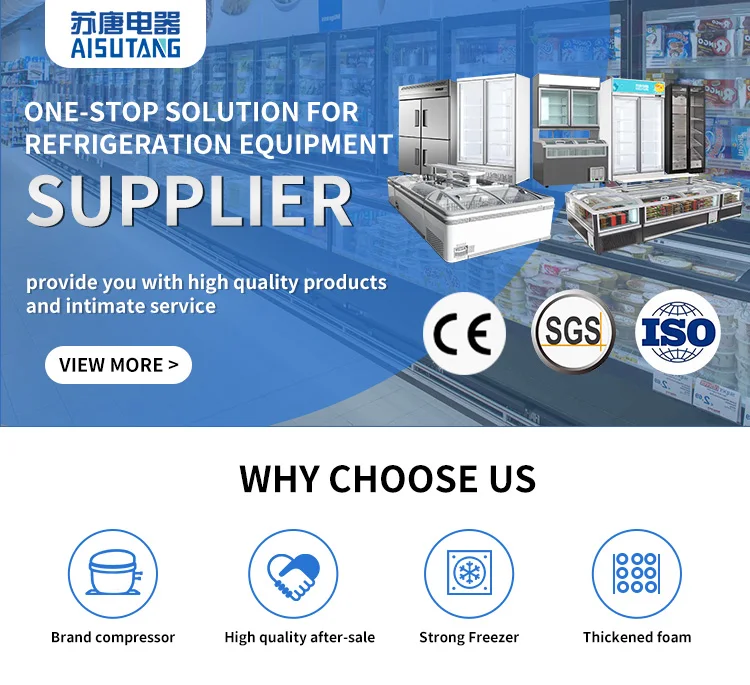 Commercial Freezer Convenience Shop Replaceable Display Refrigerator ...