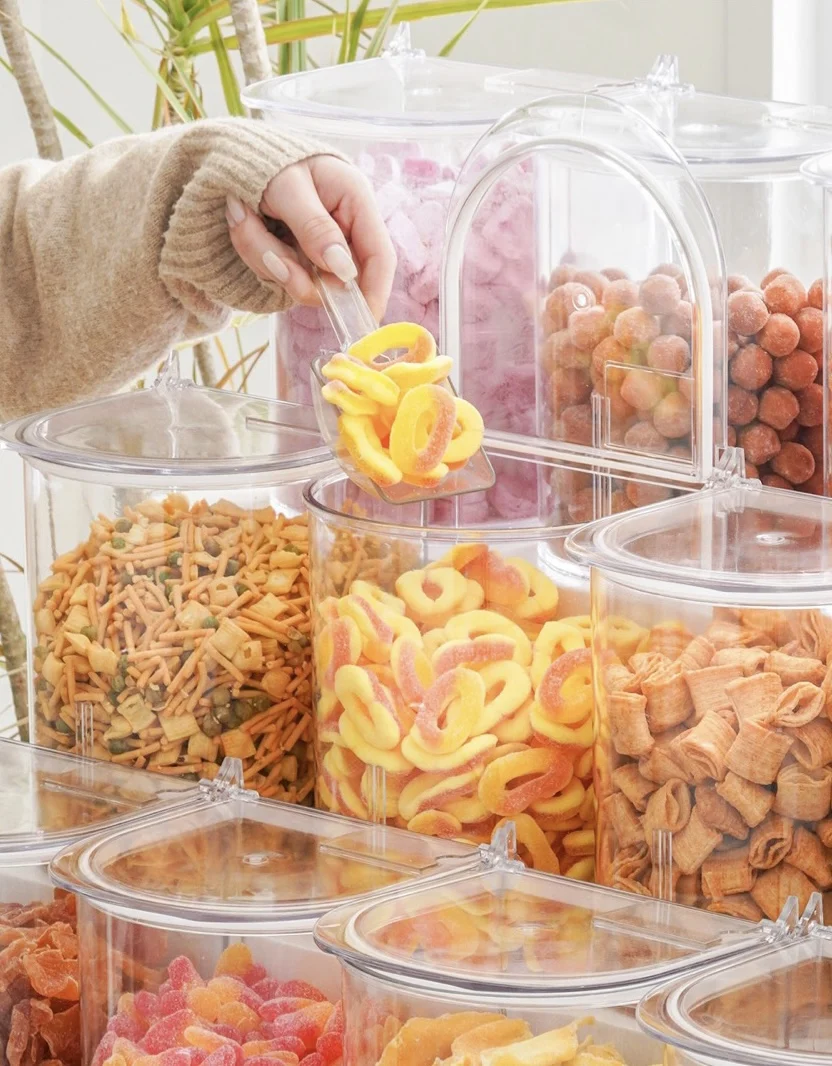 ECOBOX Food Bins - Efficient Storage Solutions for Cereal, Nuts, and Candy