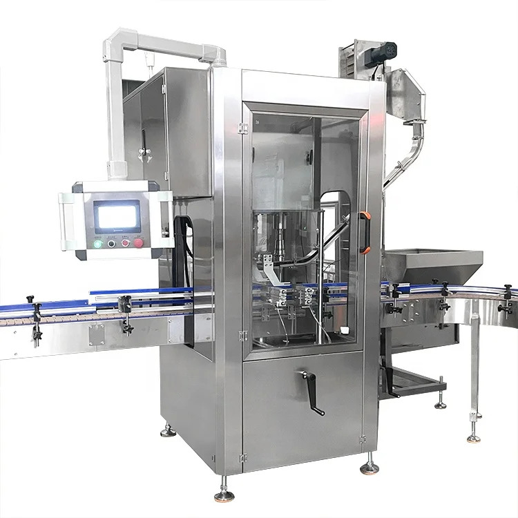 Fully Automatic Servo Large Barrel Positioning Lid-Placing and Capping ...