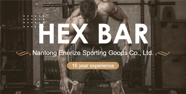 20kg Open Hex Trap Bar 56inch Chrome Hex Barbell Trap Bar With Flat Or ...