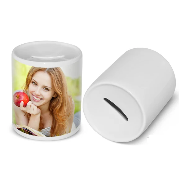 Sublimation Blanks Money Box Ceramic Saving Money Box for Printing ...