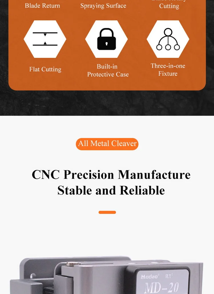 High Quality Md-20 Cutter Optical Fiber Cleaver Fiber Cutter Md-20 ...