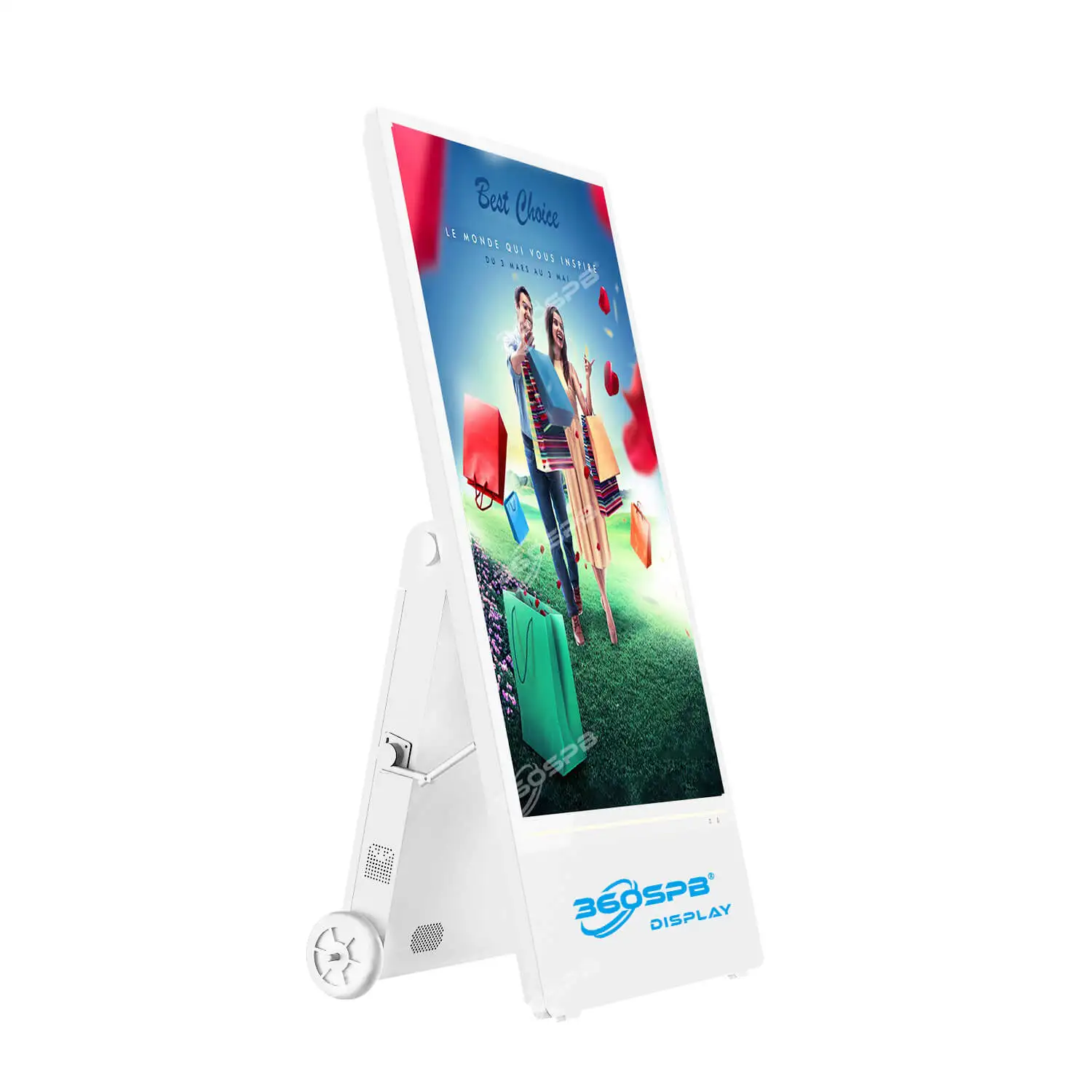 360spb Opo55 Floor Standing Android Portable Digital Signage ...