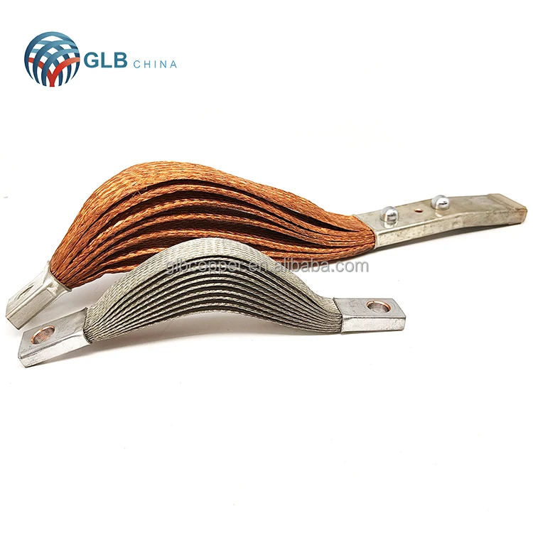 Bare Copper Shunt Braid Wire Connector for Power Engineering