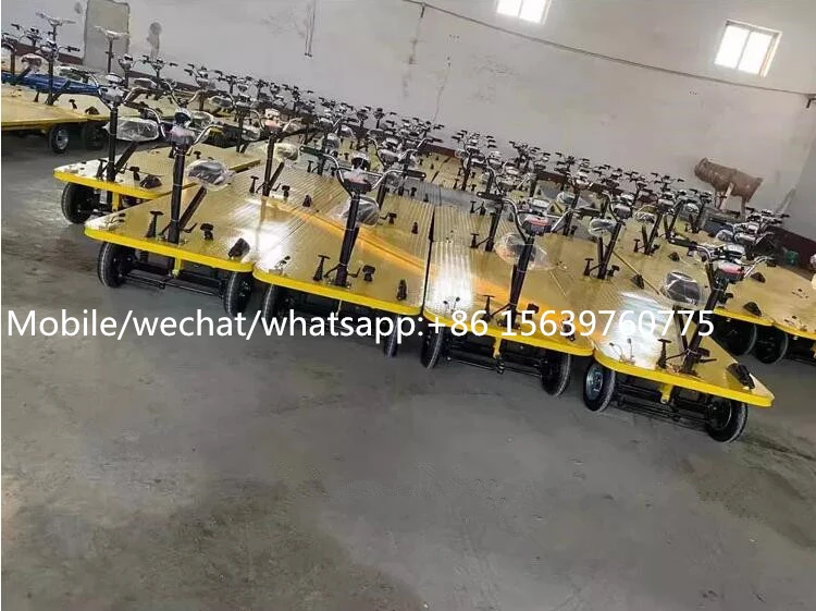 Electric 1000kg Load Platform Cargo Carrier Trolley Heavy Loading Transport Cart Moving Carts