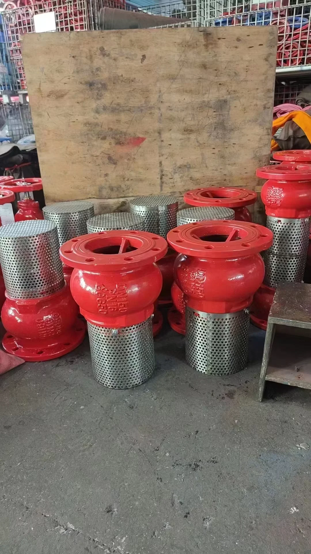 JIS/ANSI/DIN Foot Valve PN16 Cast Iron GGG50 Ductile Iron Flange ...