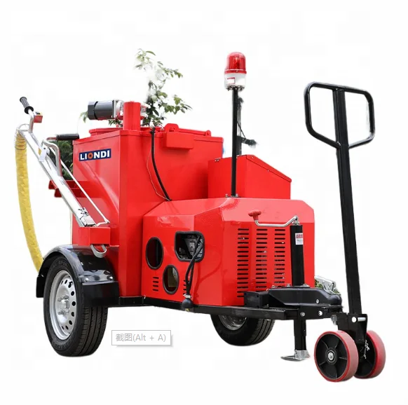 Road Repairing Hot Tar Crack Filler Machine Gas Power Road Pot Hole ...