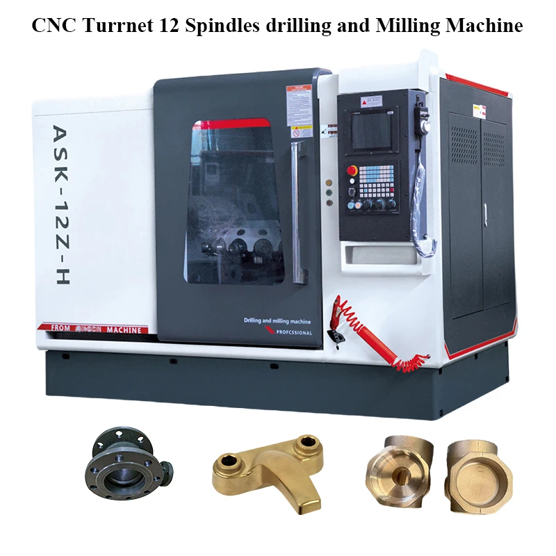 12 Axis Cnc Turret Drilling Machine And Milling Machine Of Stainless ...