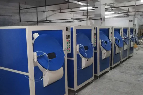 Auto-Unloading Simple Drum Barrel Type Rotary Spray Painting Coating ...