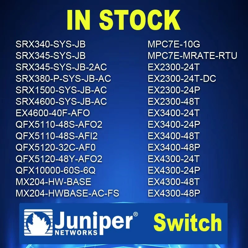 New Original Juniper Industrial Network Switch Qfx10000-30c With Good ...