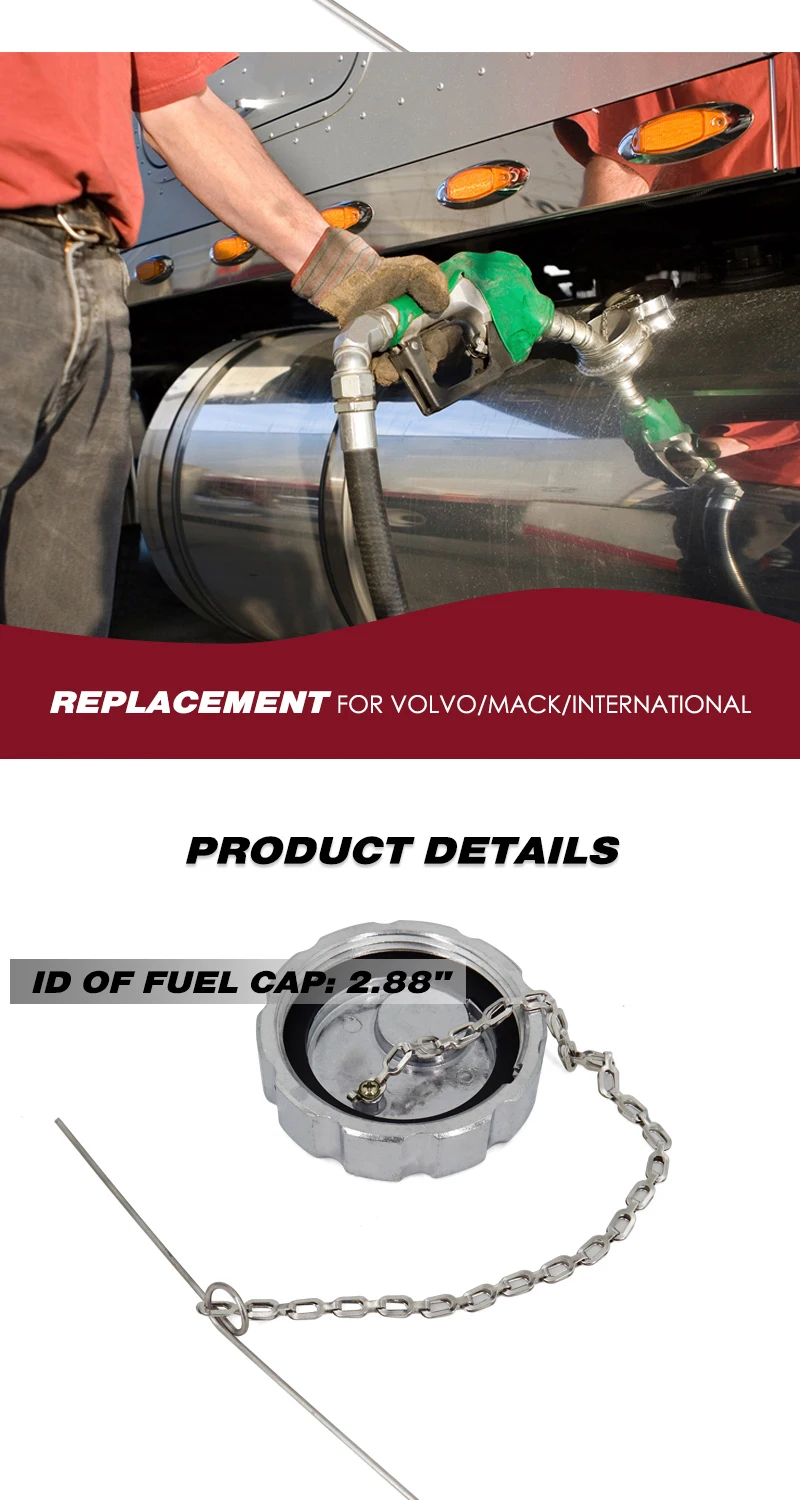 Aluminum Un-Locking Diesel Fuel Cap 3" - 8 NPSL Fuel Tanks Cover ...