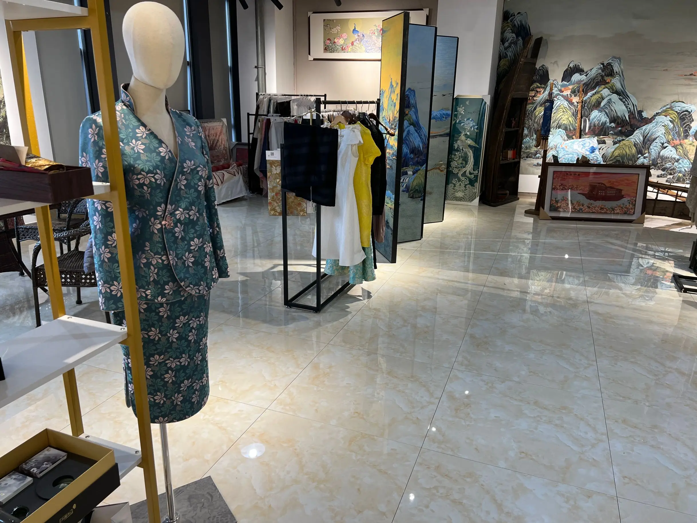 Hot Sale Handmade Song Brocade Silk Fabric For Dress And Coat - Buy ...