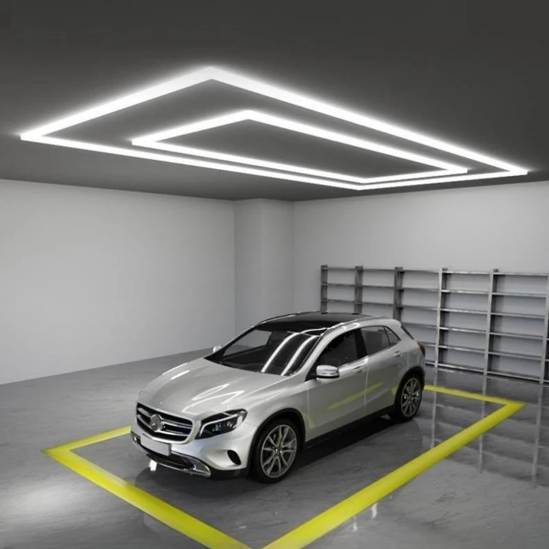 Customized Honeycomb Hexagon Detailing Workshop Ceiling Led Lights For ...