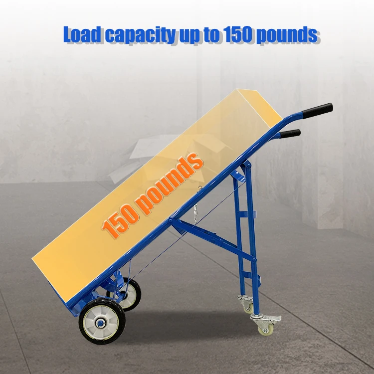 Jh-mech Industrial Dolly Cart With Vertical Loop Handle And 800 Lbs ...