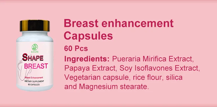 Natural Breast Enlargement - Enhancing Capsule Cream Oil Set