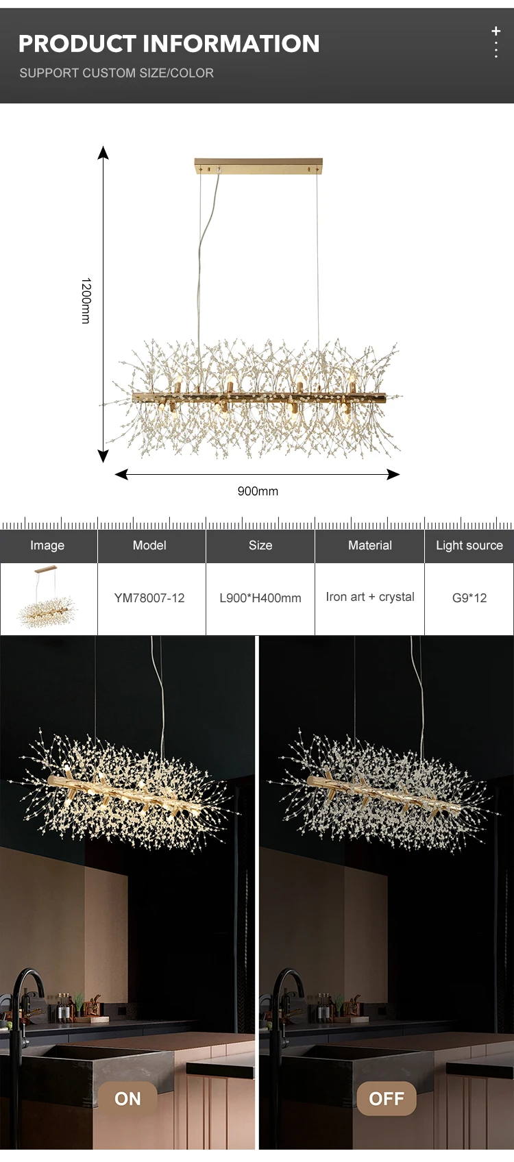 Modern Style Light Fixtures Art Deco Living Room Gold Linear Ceiling ...
