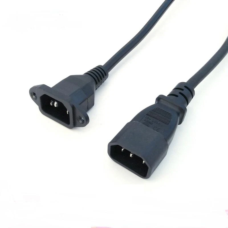 Farsince Iec C14 Male To Male Power Panel Mount Cable - Buy C14 Cable ...