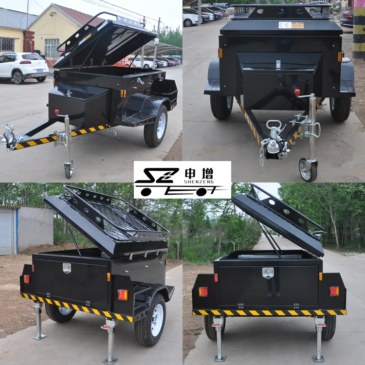 Enclosed Cargo Box Trailer - 500kg Capacity & Leaf Spring Suspension