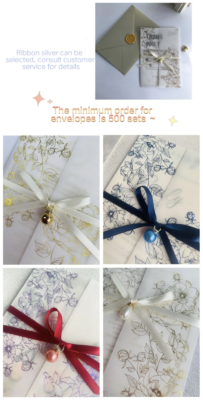 Customized Envelope Card Printing Paper Envelope Thank You Card ...