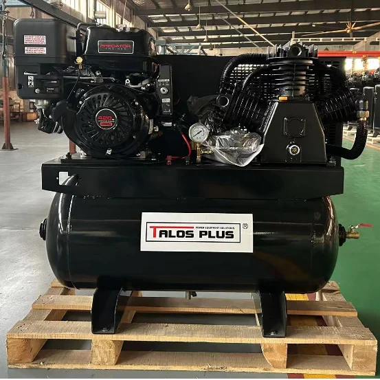 Talos Plus 30 Gallon Gasoline Engine Driven Reciprocating Truck Bed Air ...