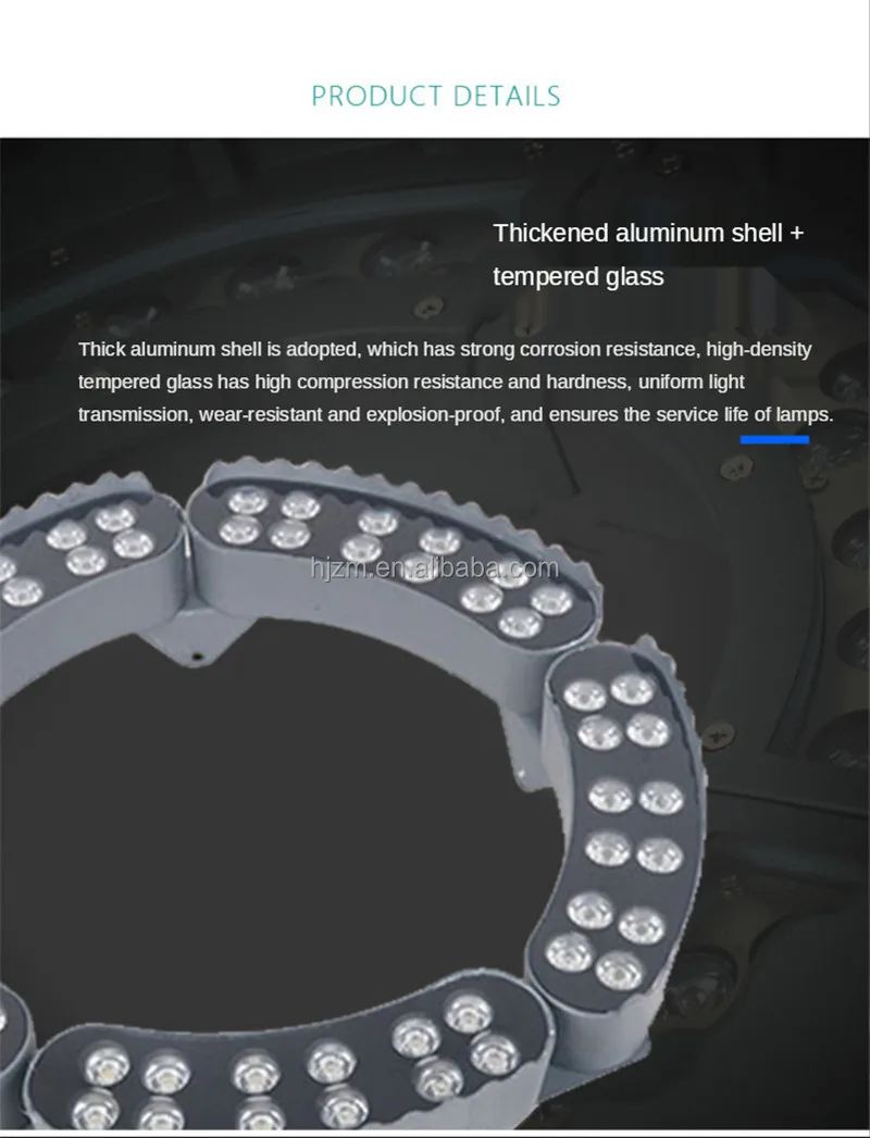 Palm Tree Ring Light - Holiday Decorative LED Lamp