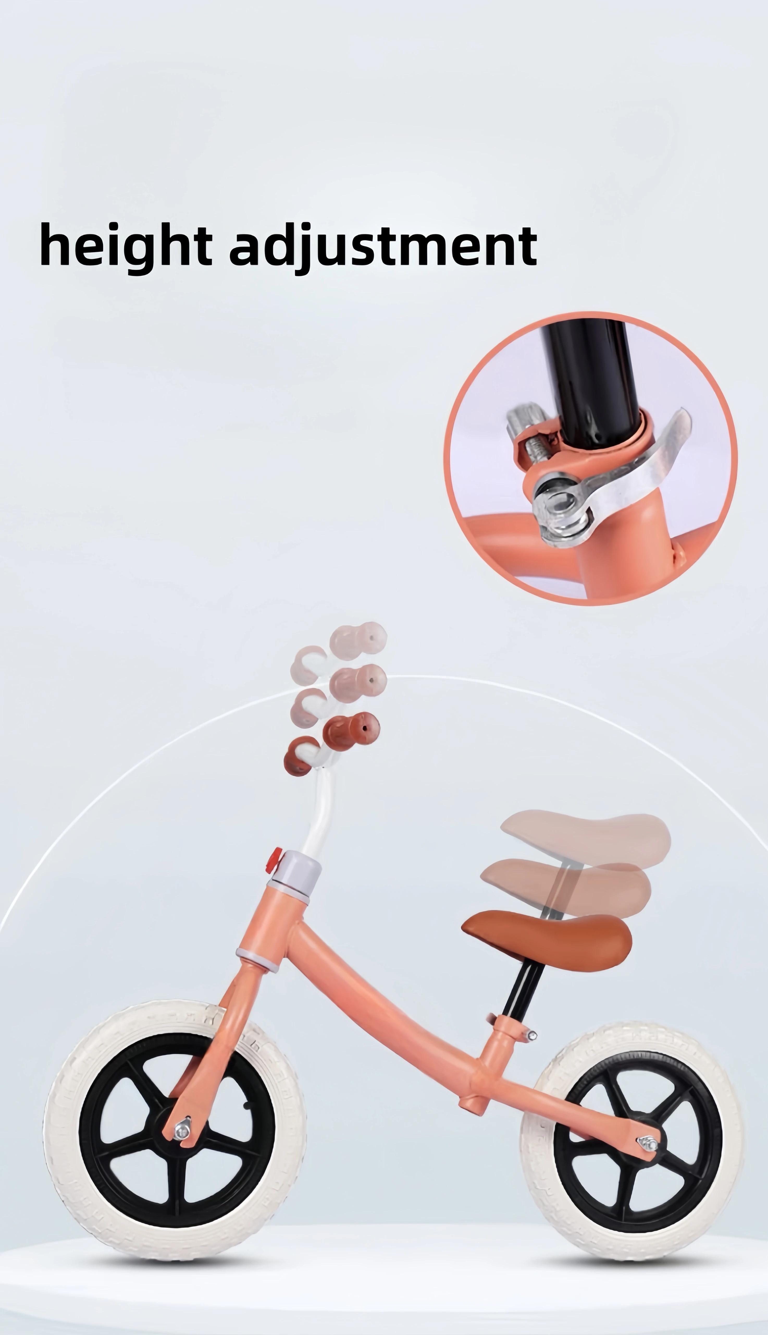 Children's Aluminum & Steel Alloy Fork Balance Bike For Younger Riders ...