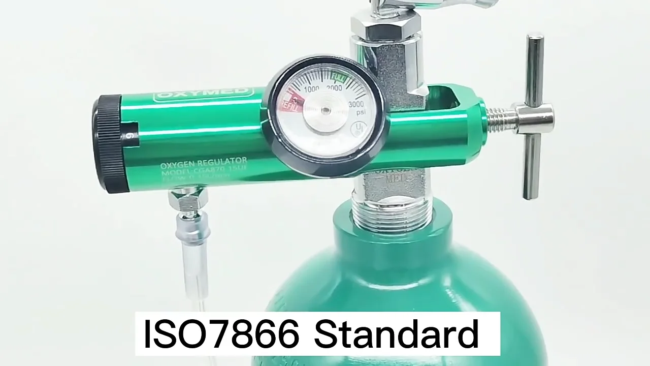 Portable Medical Oxygen Pressure Regulator Cga540 Valve Inhaler ...