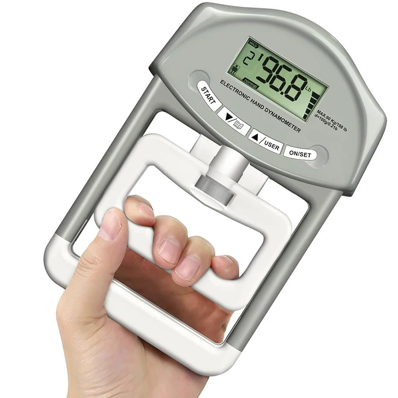 MKAS Forearm Trainer Power 198 Lbs 90 Kg Digital Dynamometer Hand Grip Measurement Meter Hand ...
