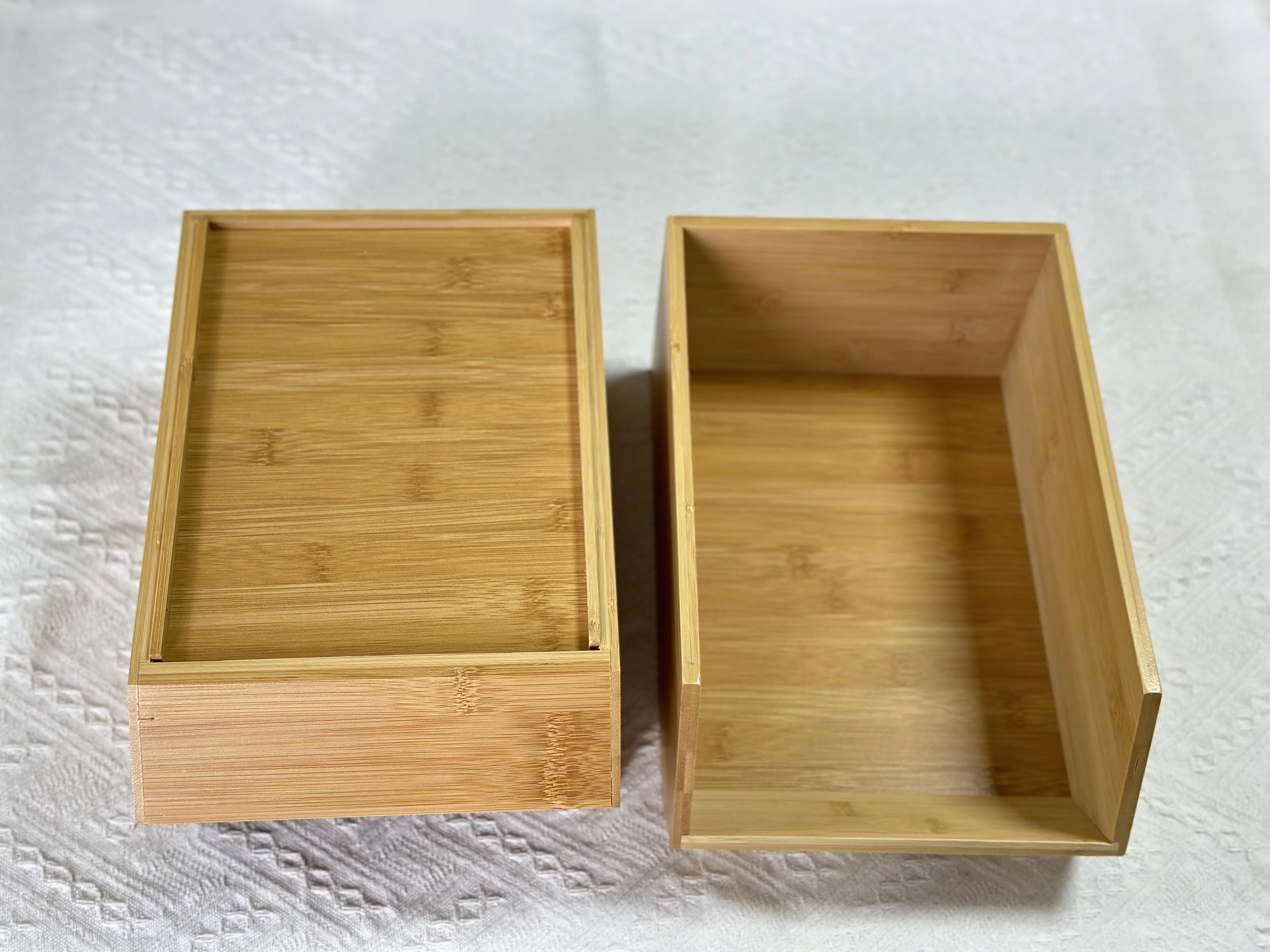 Bamboo Kitchen Desktop Organizer Drawer Desktop Sundries Stackable ...