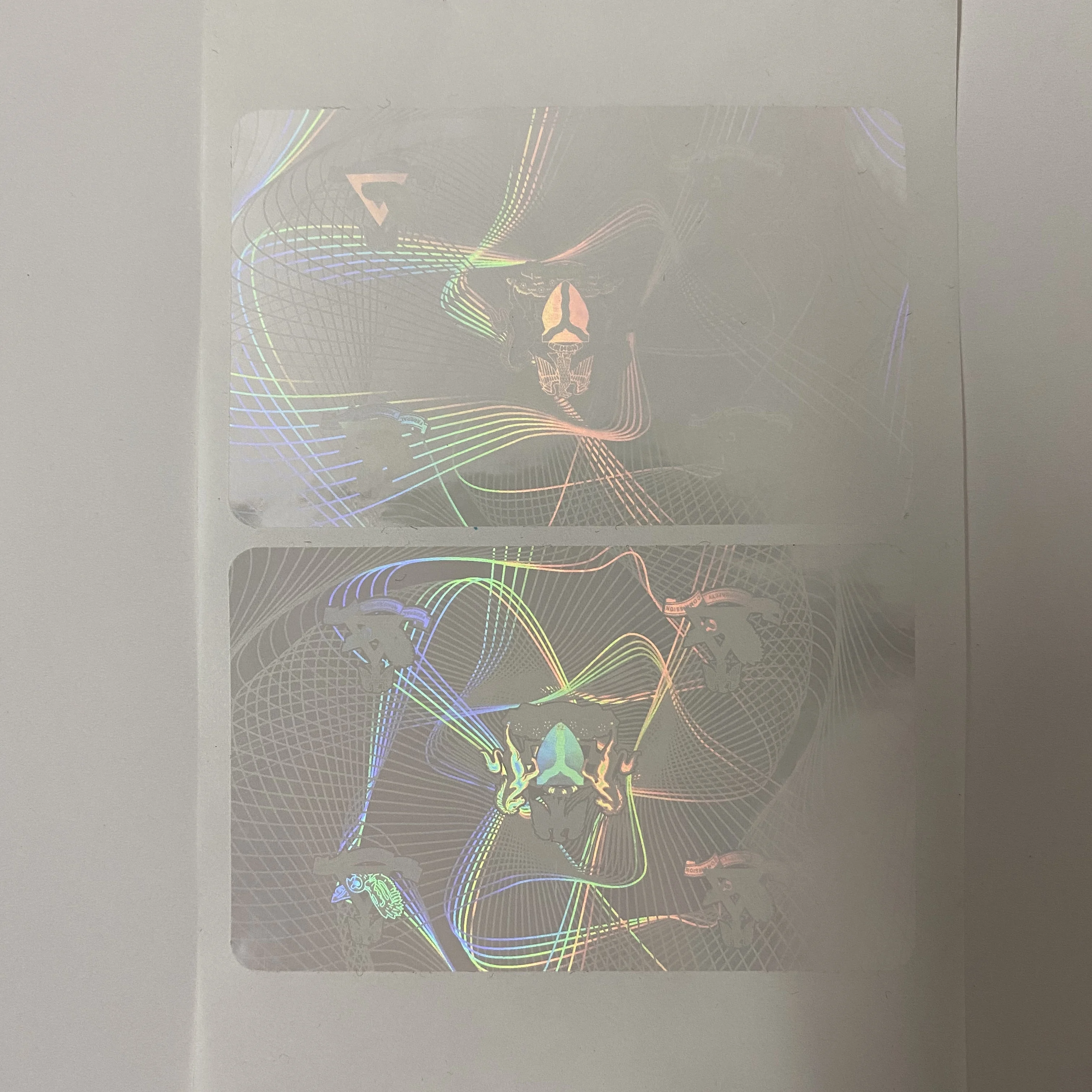 Anti-fake Transparent Hologram for ID Card - LIDUN HC-0307-07
