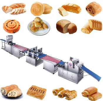 Industrial Stuffed Bread Manufacturing Line Commercial Toast Bread ...