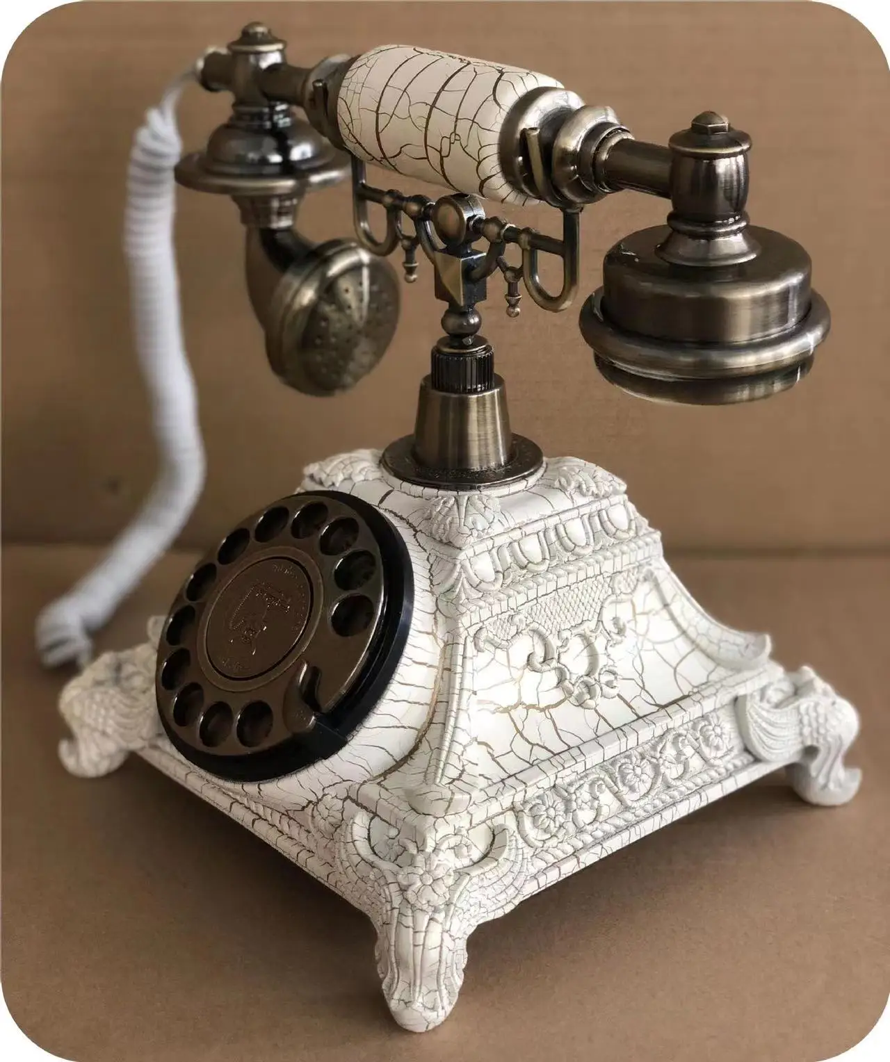 European Quality Corded Antique Vintage Telephone Retro Style Landline ...