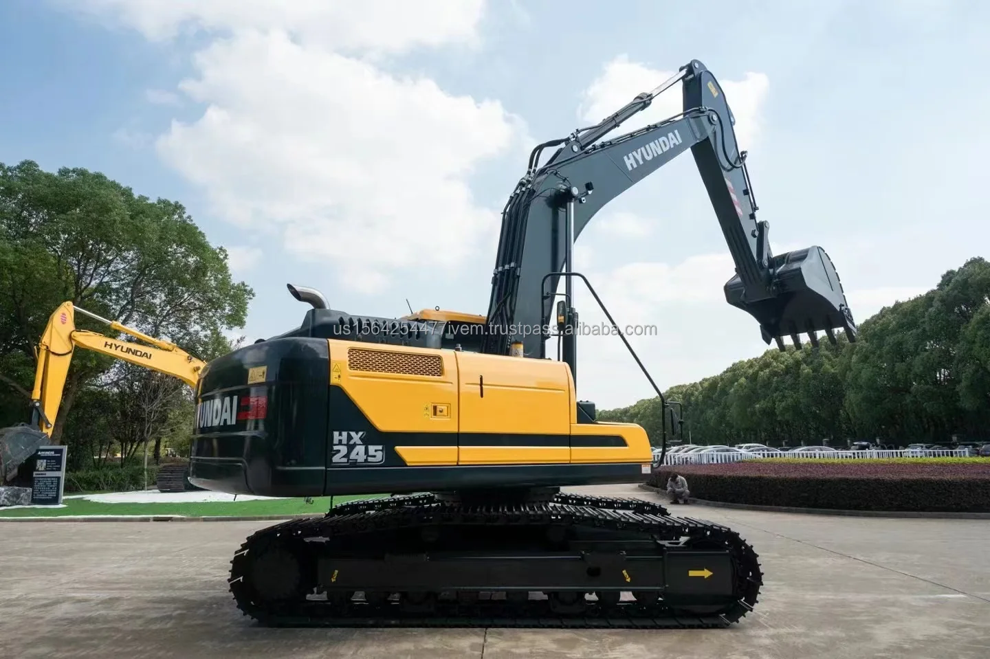 90 %good Used New Brand Hyundai Hx245l Excavator 25ton Crawler Digger ...