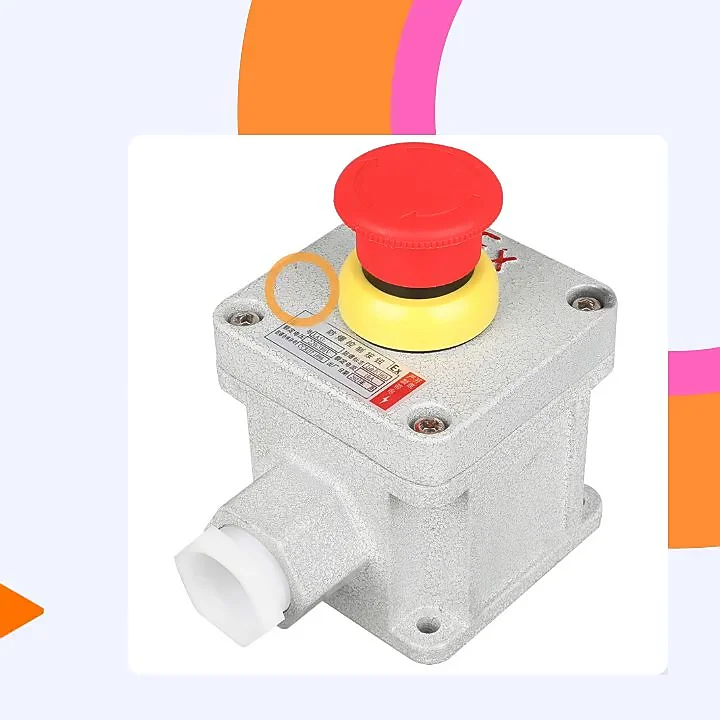 Explosion Proof Emergency Stop Push Button Round Power Head Switch Ex De Iic T6 Ex Proof ...