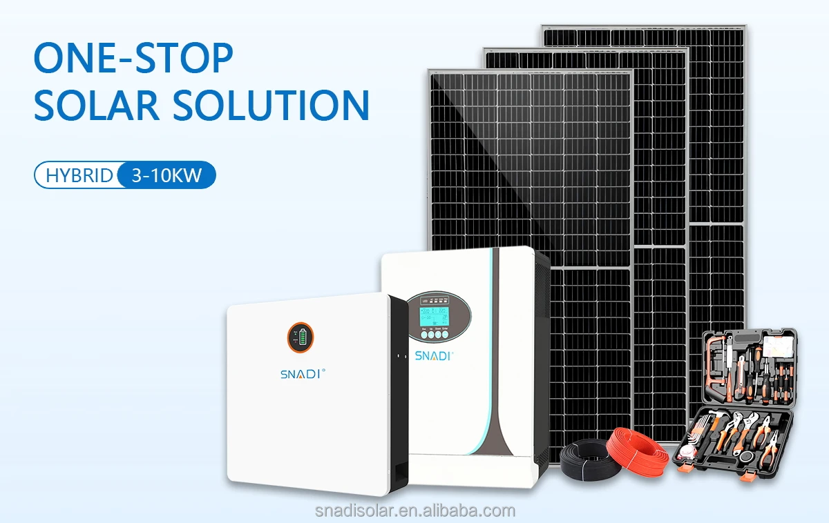 SNADI 3KW Solar System 5KW Hybrid Solar Energy System Kit for Home 10KW ...