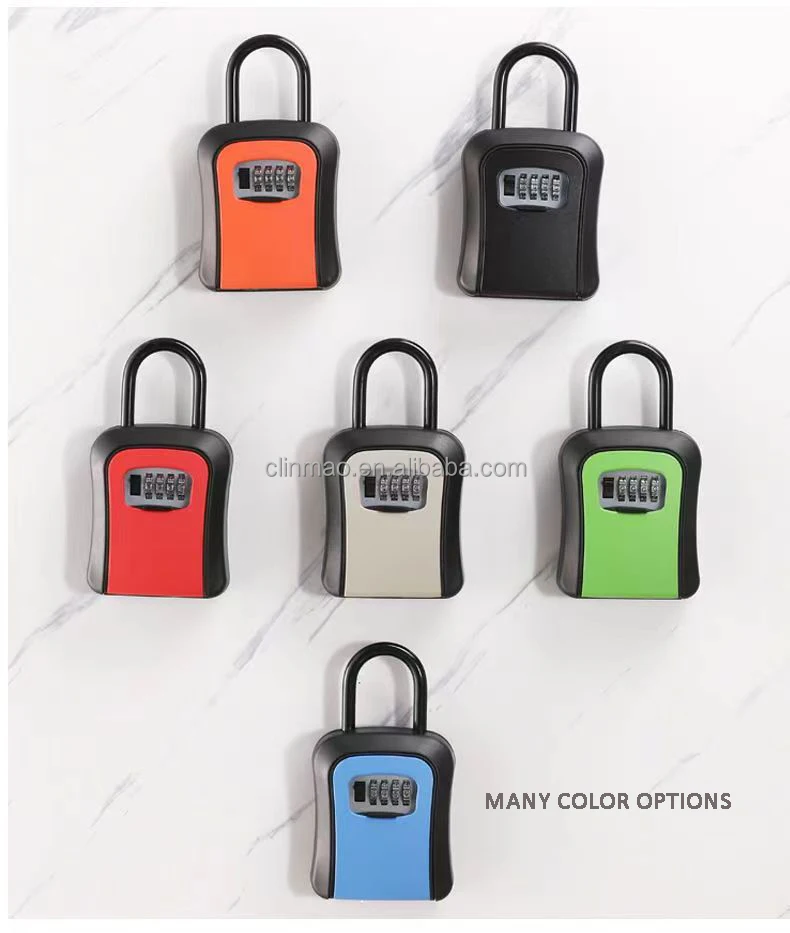 Hanging Key Lock Box House Key Storage Lock Box Outdoor Security ...