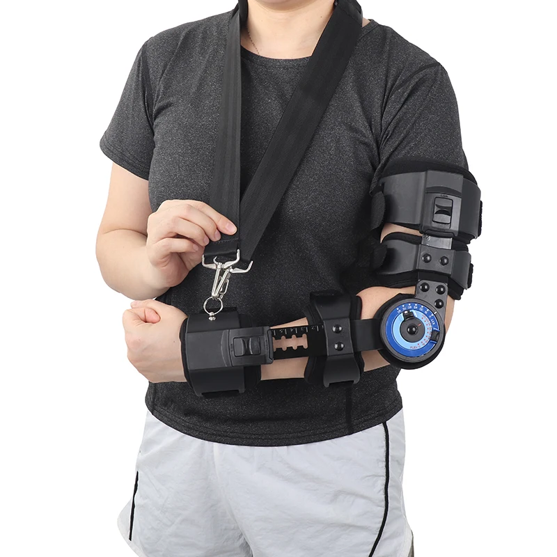 Adjustable elbow joint fixation brace, movable arm, humeral protector ...