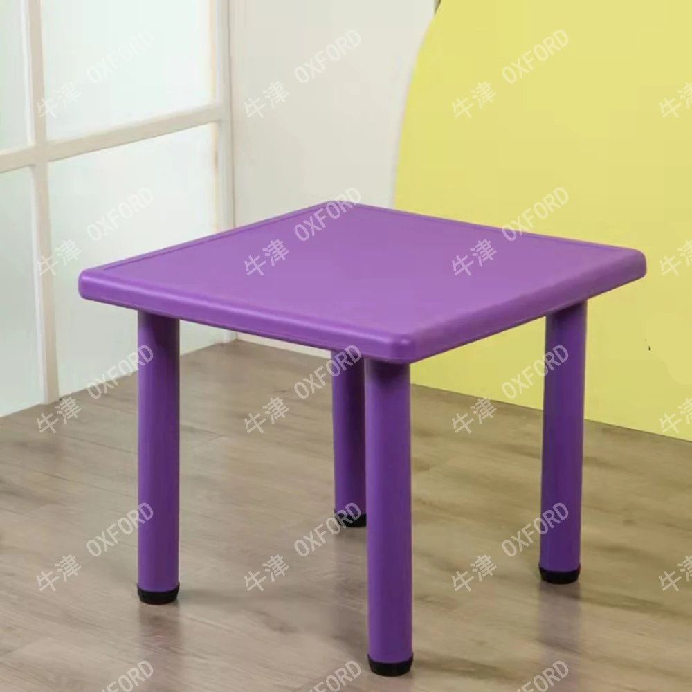 Plastic Table Kids Learning Table Colorful Rectangle Table Kt102 - Buy ...
