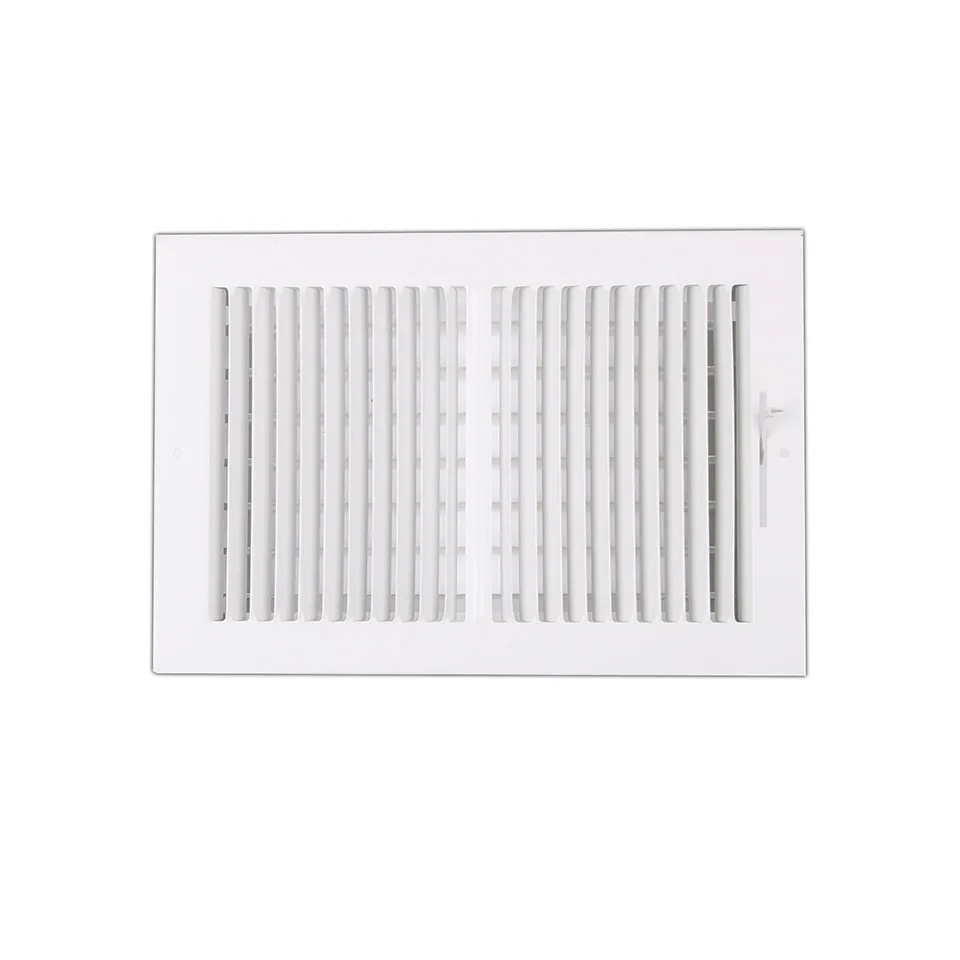Plastic Pvc Wall Ventilation System Grille Louvers Gravity Damper ...
