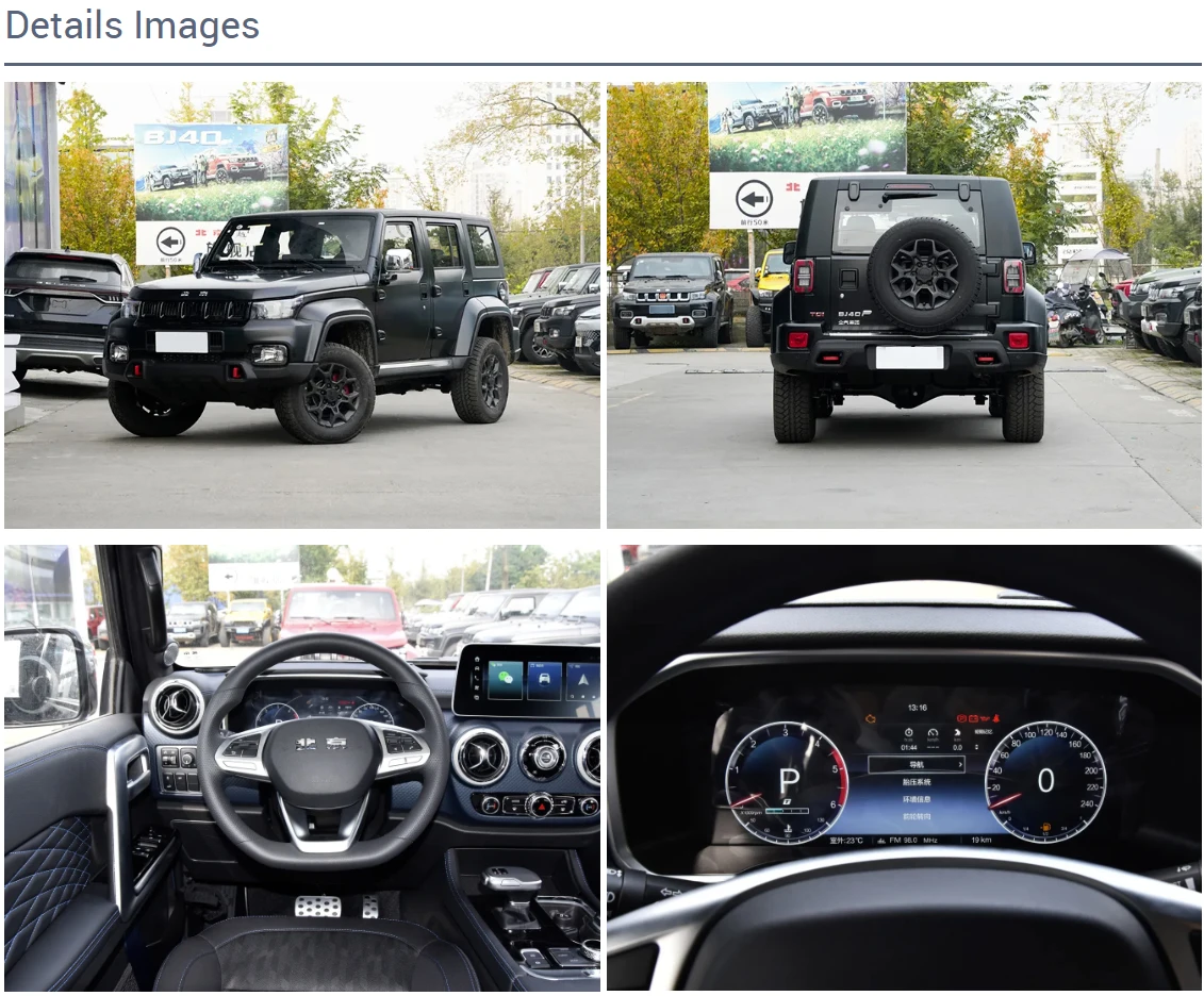 Baic BJ40 Land Cruiser 2WD 4WD off-Road Vehicle - New SUV