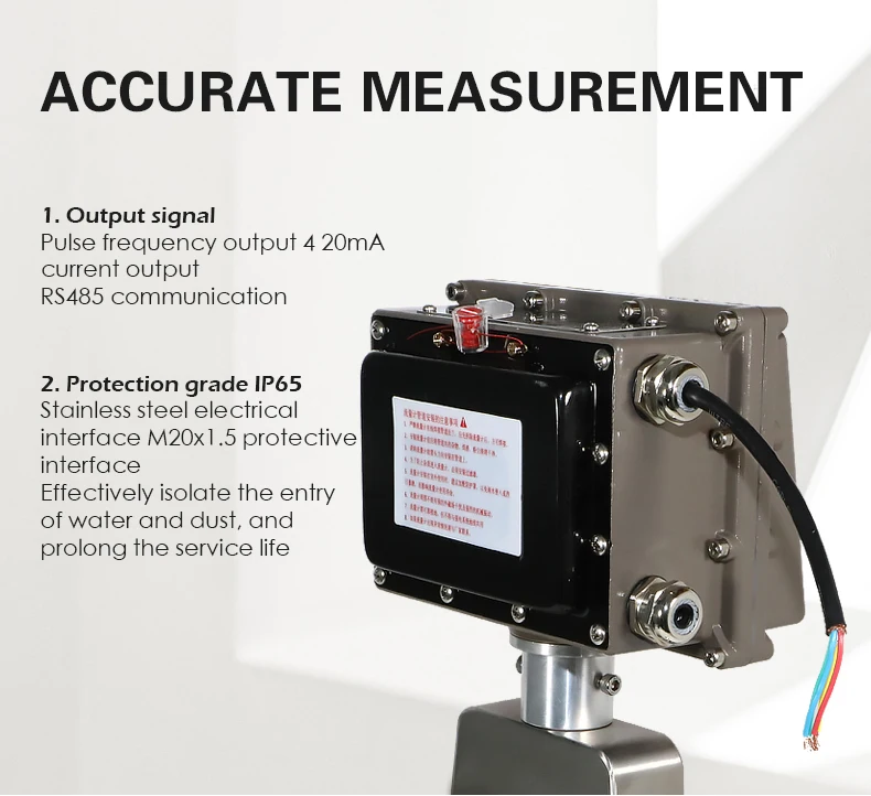 Digital Biogas LPG Natural Gas Turbine Flow Meter Industrial Steam ...
