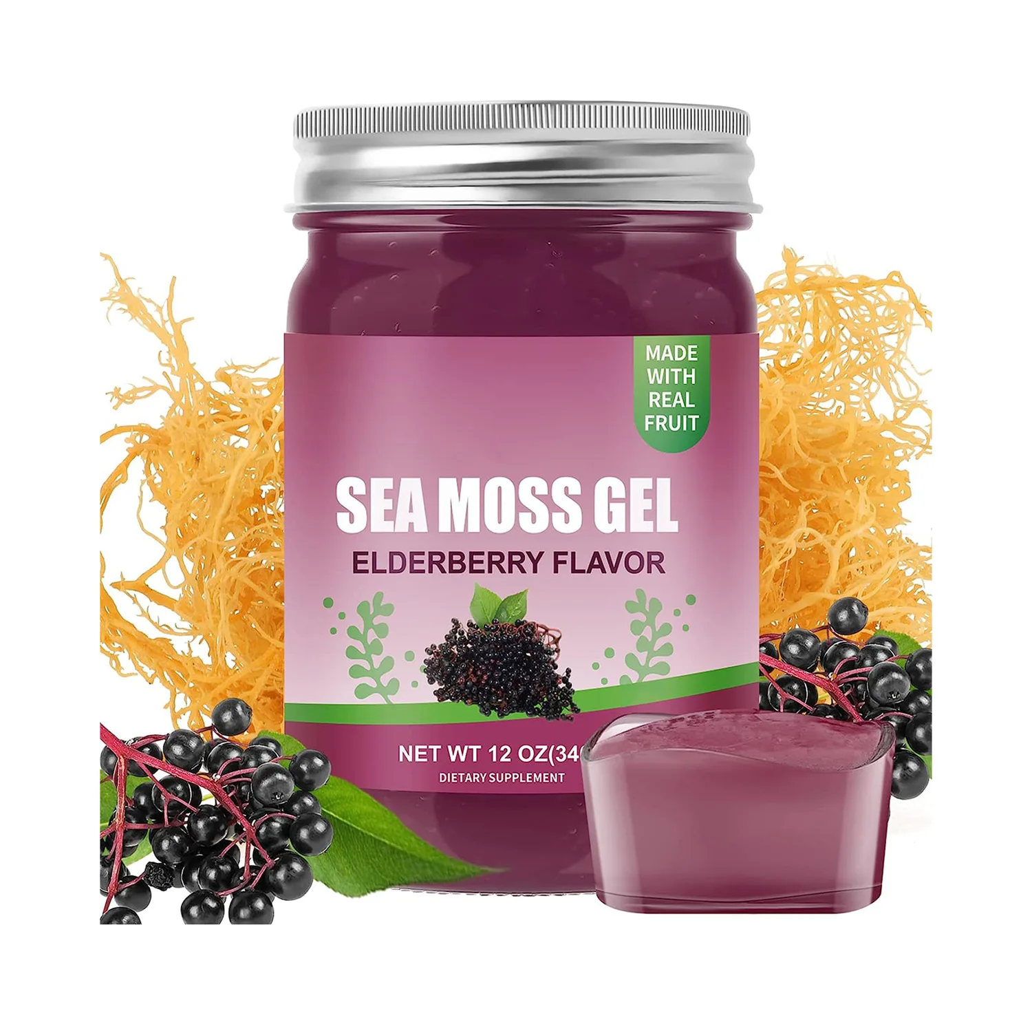 Sea Moss Gel Organic Raw Flavored Irish Seamoss Gel Immune And ...
