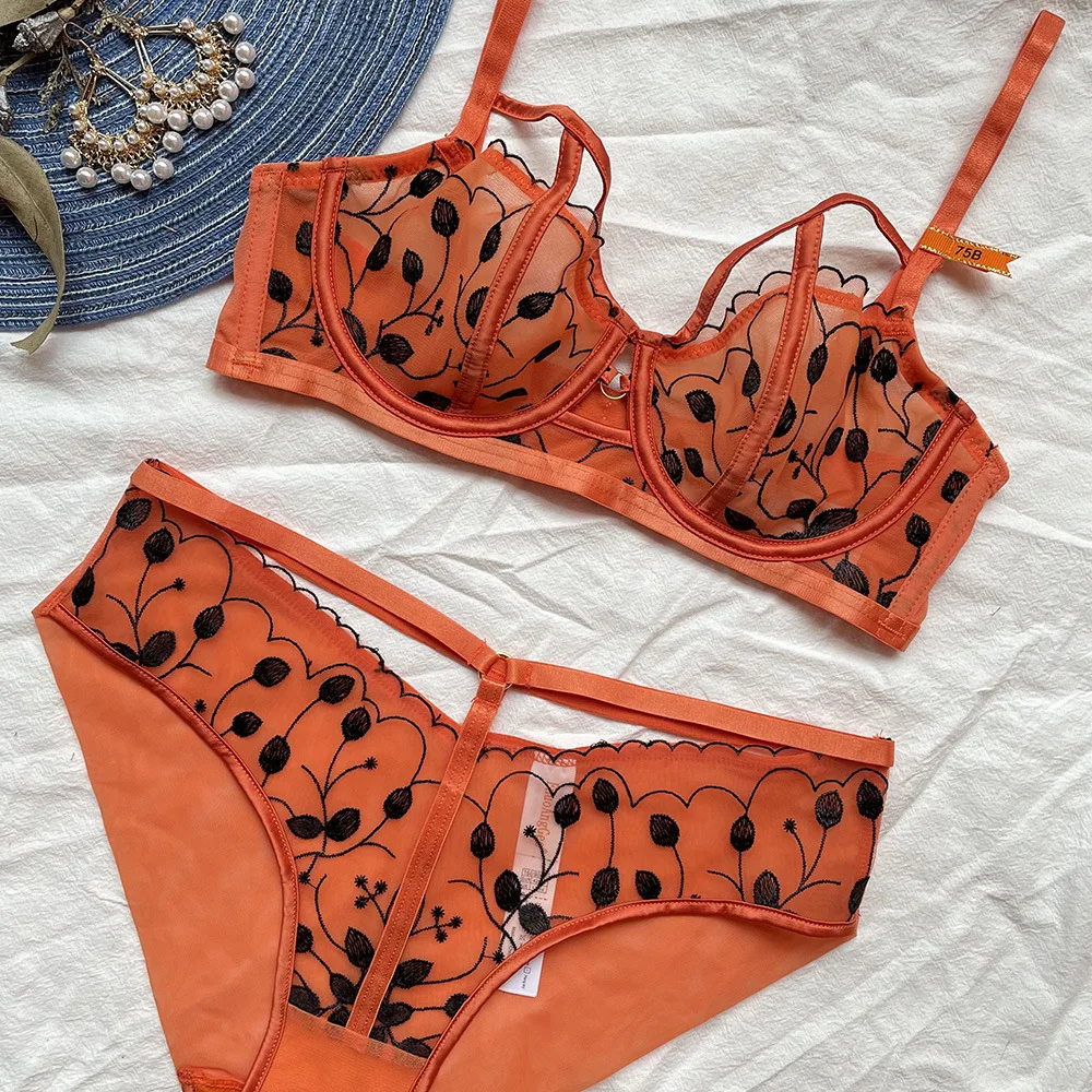 Ultra Thin Lace Bra Set for Women| Alibaba.com