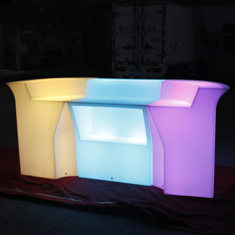 Portable Rgb Color Changing Illuminated Even Party Outdoor bar Counter ...