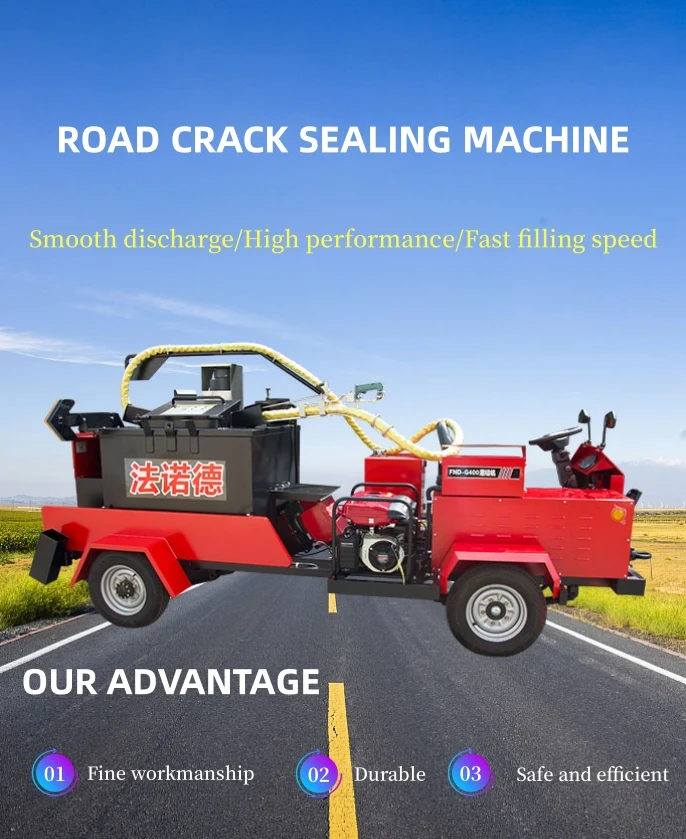 Road Crack Sealing Machine Asphalt Pavement Repair Machine Electric ...