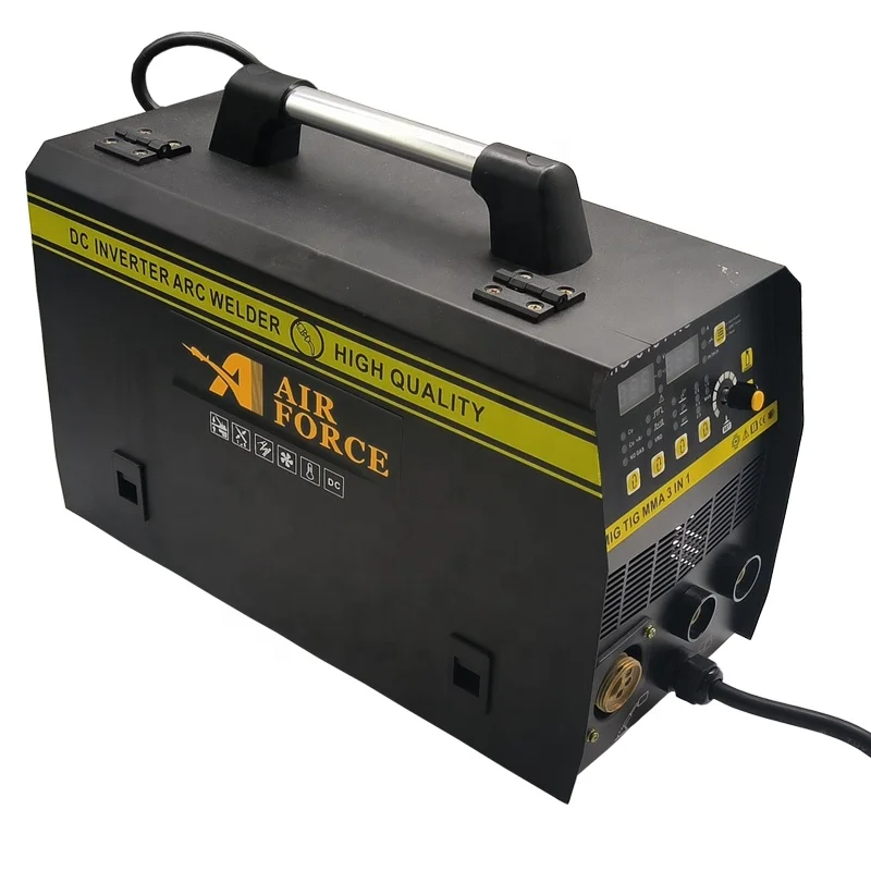 AIRFORCE Maquina de solda eletrica portatil, mini soldador, 220v, mma/tig/arc igbt, inversor ...