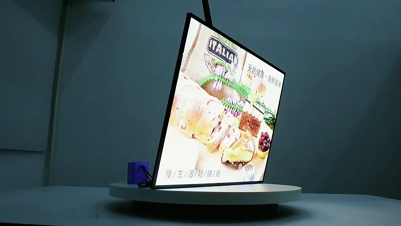 Custom Logo Led Light Box For Restaurant Cinema Marketing Wall Mount ...