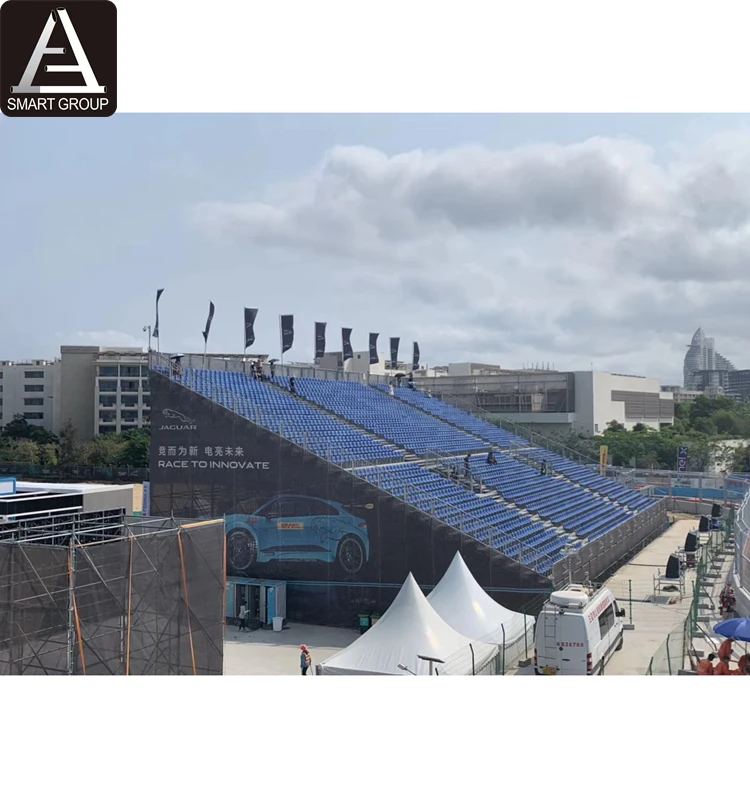 Temporary Bleachers Seats With Back Plastic Stadium Seat With Roof ...