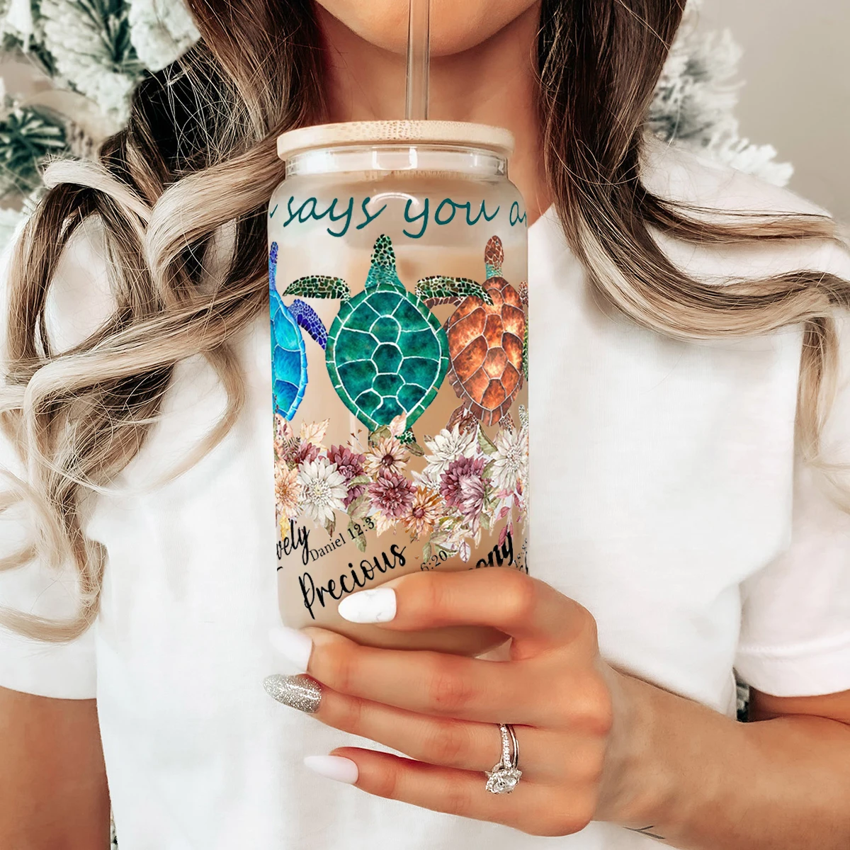 Sticker Custom Ready To Press Uv Dtf Transfers Cup Wraps For 24oz Cold ...