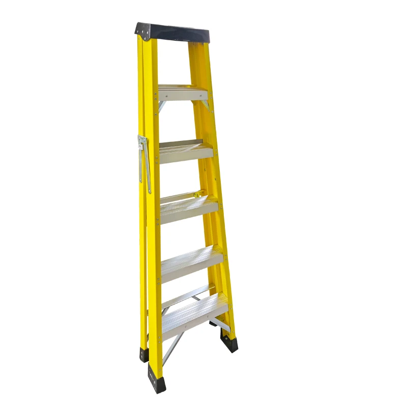 WEIKEN Insulation Climbing Ladders Fiberglass a Frame a Type Ladders ...